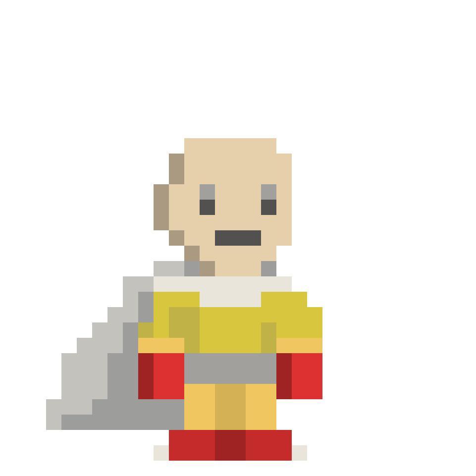 I’m doing an 8-bit series of opm characters- Saitama 1 | /r/OnePunchMan ...
