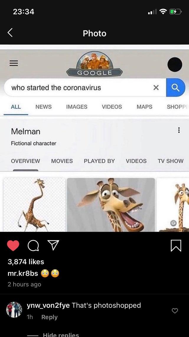 /r/whoooosh melman | COVID-19 Pandemic | Know Your Meme