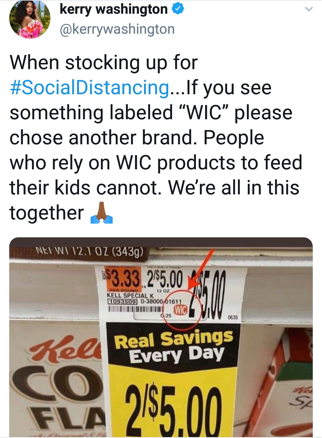 Save the WIC products for those who have WIC please | /r ...