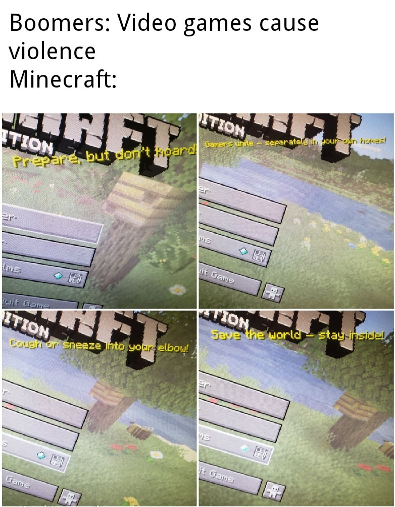 Minecraft giving great advice | /r/MinecraftMemes | Minecraft | Know ...