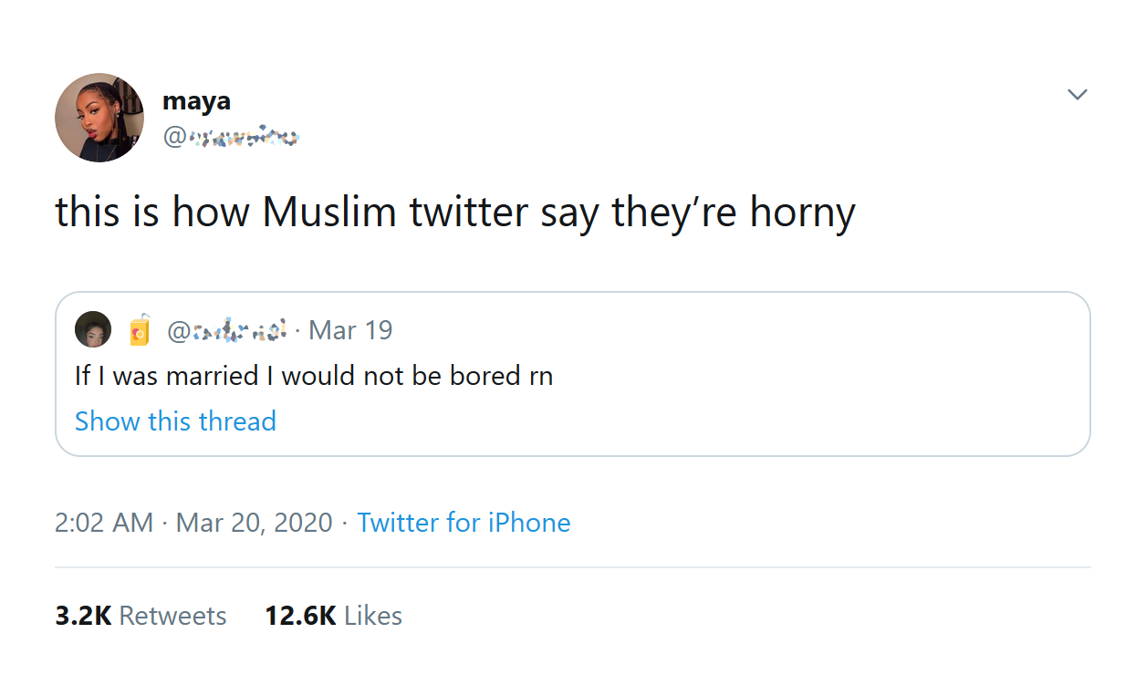 Muslim Twitter wilin in quarantine | /r/BlackPeopleTwitter | Black ...