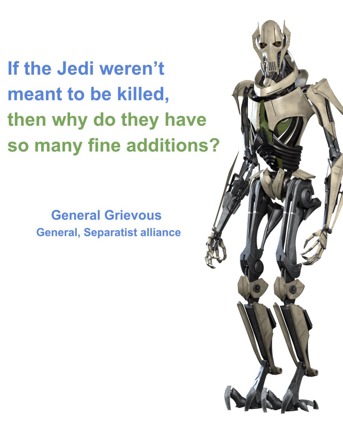 -Greivous | /r/PrequelMemes | General Grievous' Lightsabers | Know Your ...