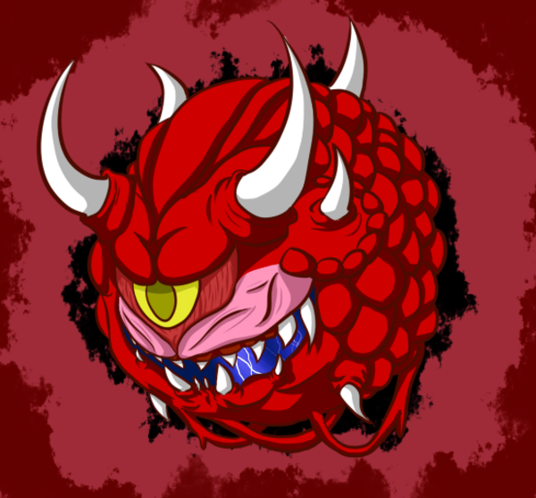 Cacodemon Fanart by 915retsamdrows | Cacodemon | Know Your Meme