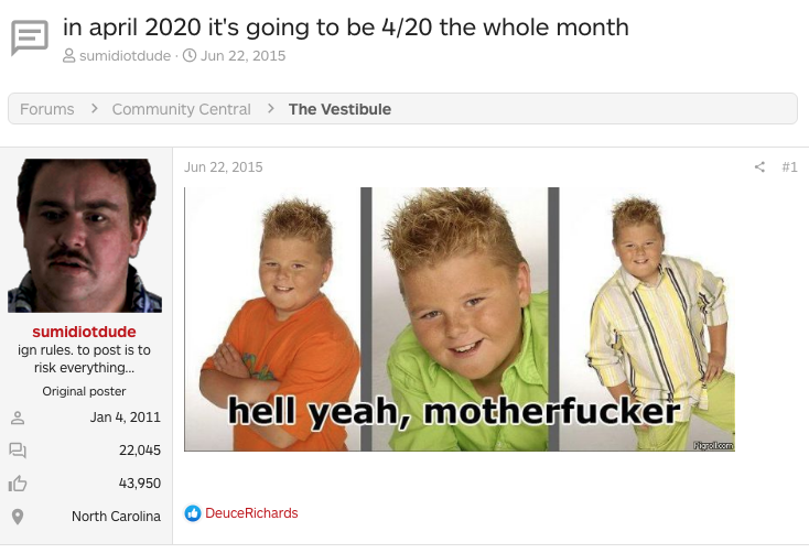 in april 2020 it's going to be 4/20 the whole month | 420 Month | Know ...