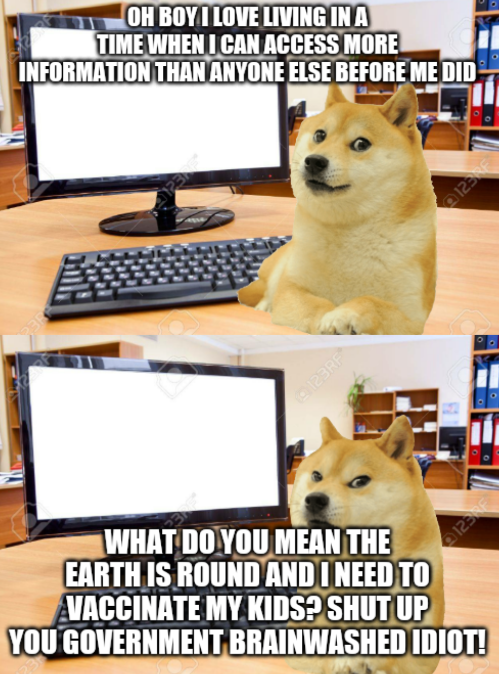 Le proper use of accessible knowledge has not arrived | /r/dogelore ...