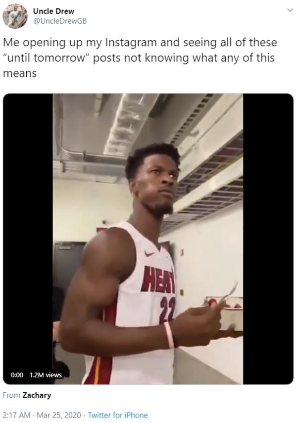 Me opening up my Instagram and seeing all of these “until tomorrow ...