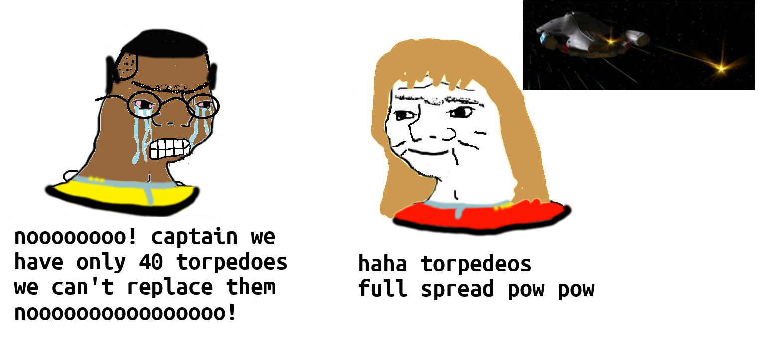 Torpedo replicatior go wawawawa | Tuvok | Know Your Meme
