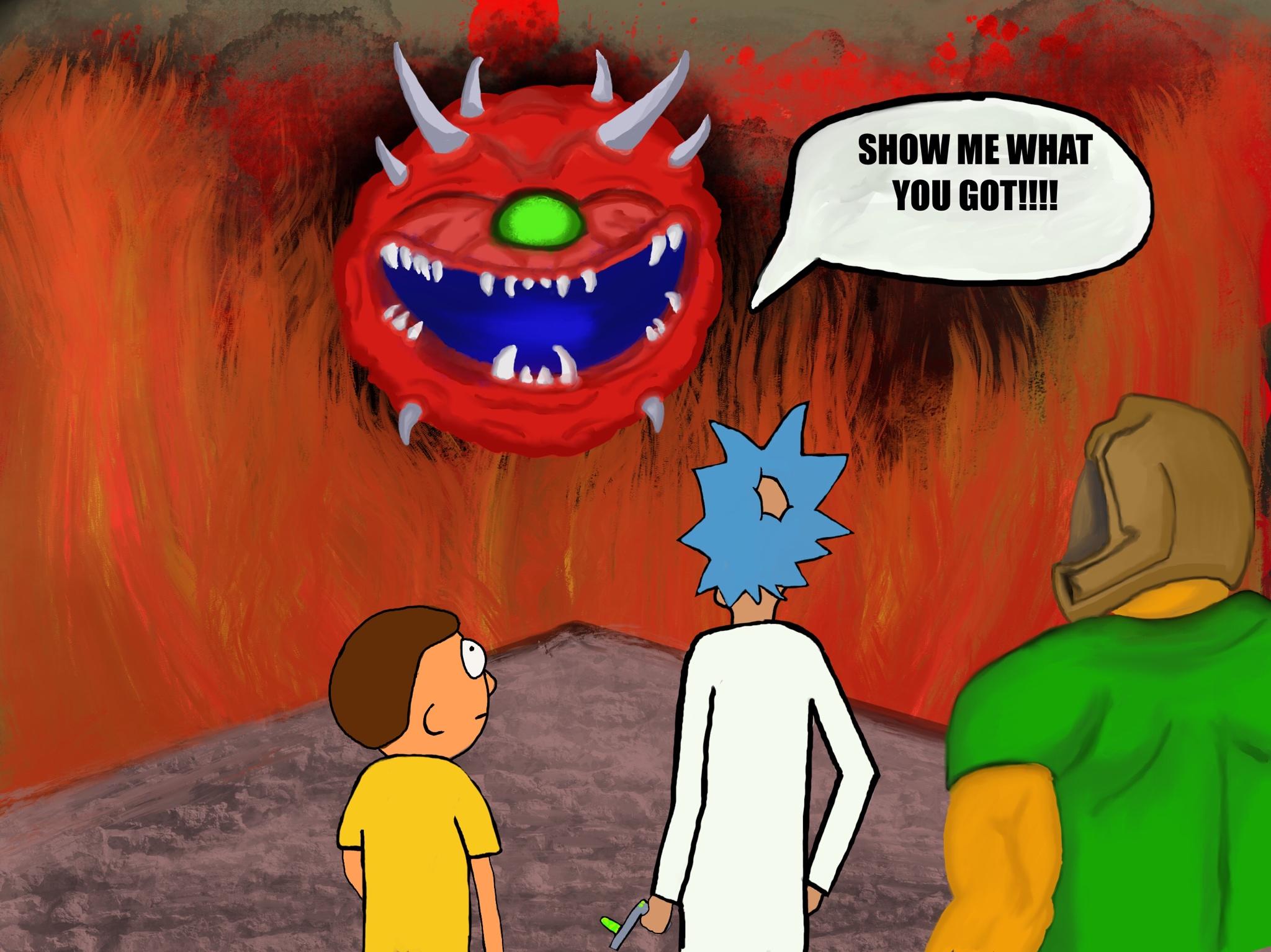 show me what you got | Cacodemon | Know Your Meme