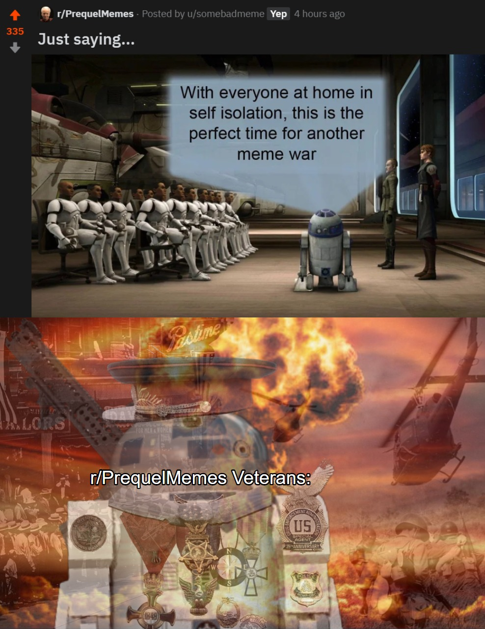 R2-D2 flashbacks | /r/PrequelMemes | Prequel Memes | Know Your Meme