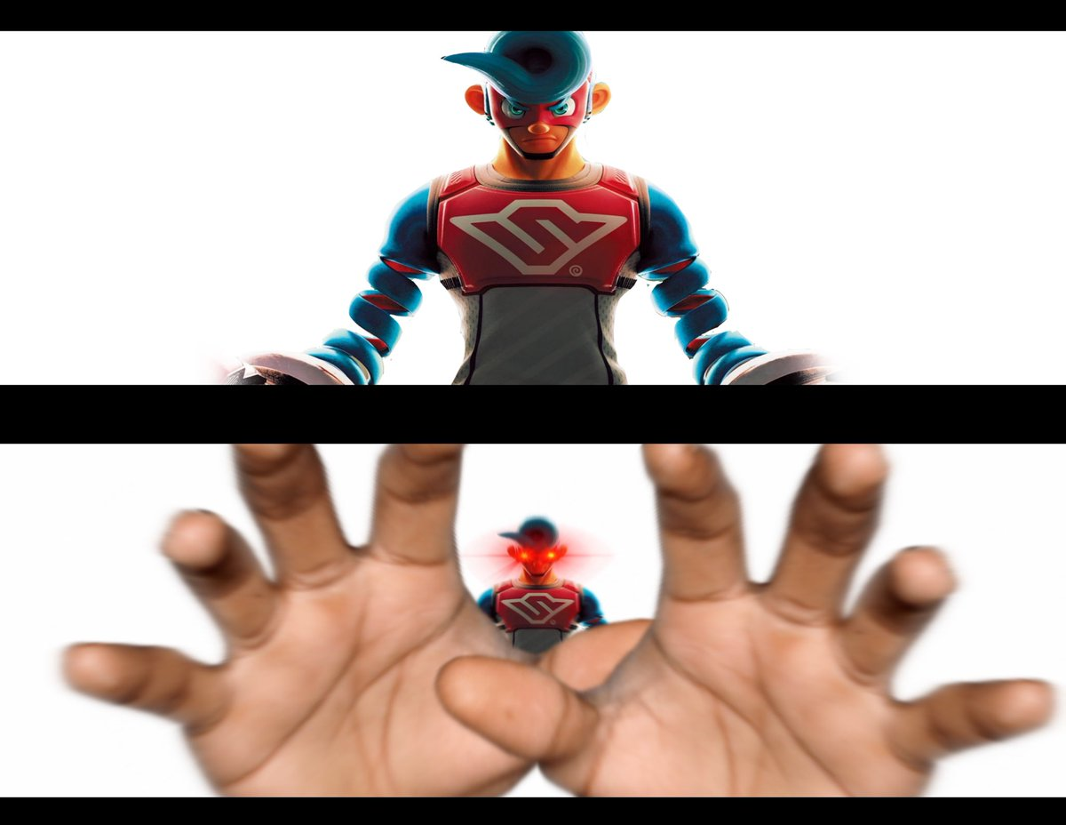 the ARMS character’s grab range in smash be like: | Super Smash ...