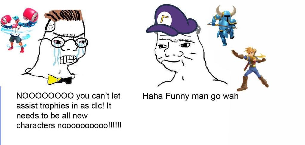 Funny man go WAH | Super Smash Brothers Ultimate | Know Your Meme