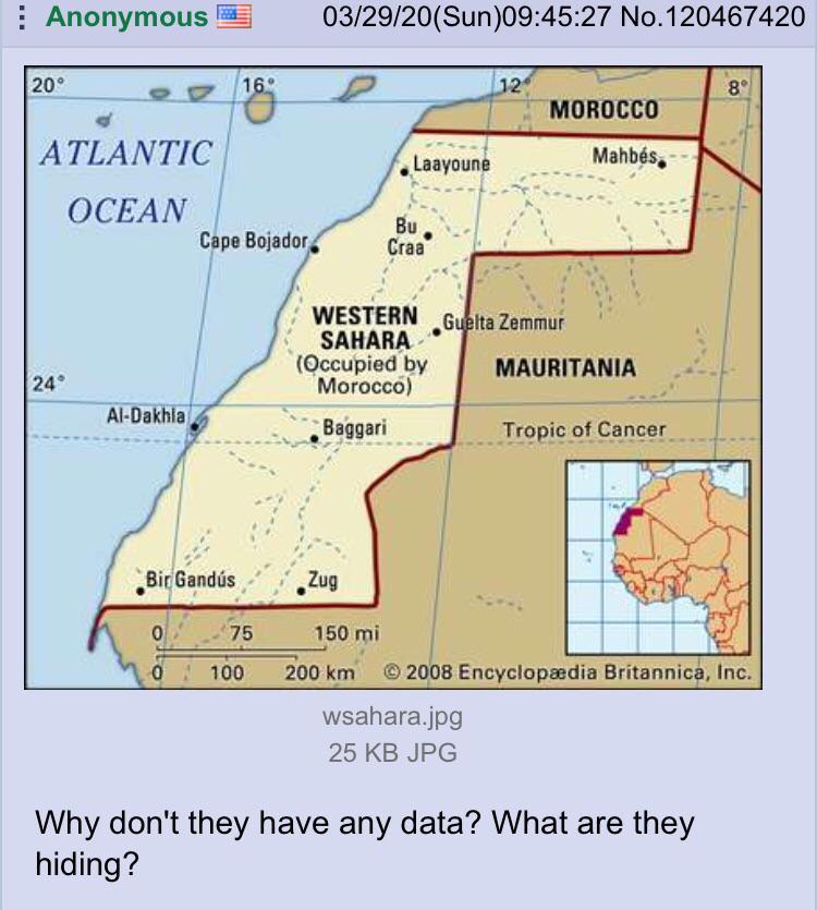 Anon is angry at Western Sahara | /r/4chan | 4chan | Know Your Meme