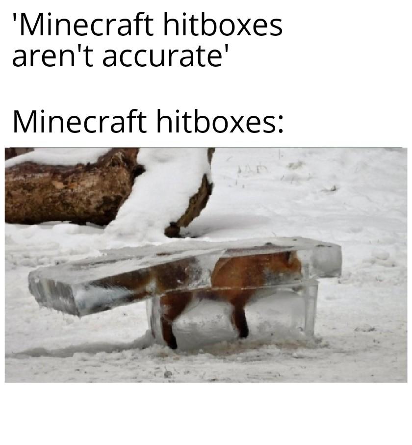 Its not the hitbox its your aim | /r/MinecraftMemes | Minecraft | Know ...