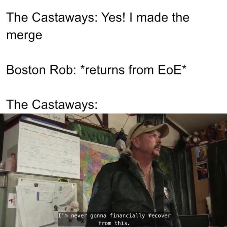 the castaways yes I made the merge | I Am Never Gonna Financially ...
