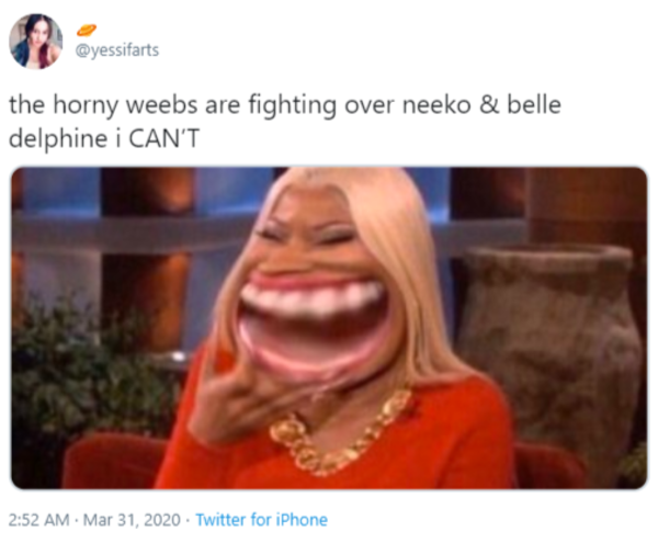 Horny weebs | Neekolul vs. Belle Delphine | Know Your Meme