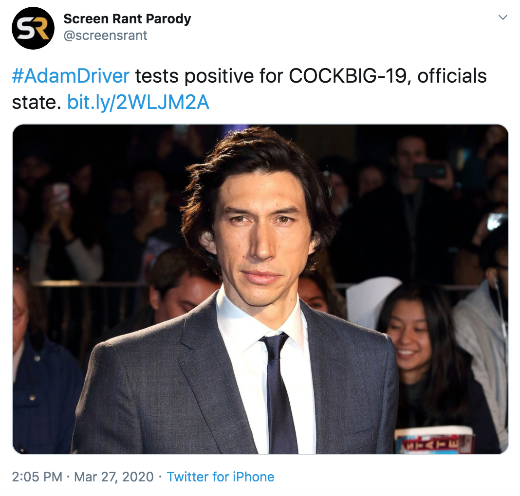 adam driver | Tested Positive For | Know Your Meme