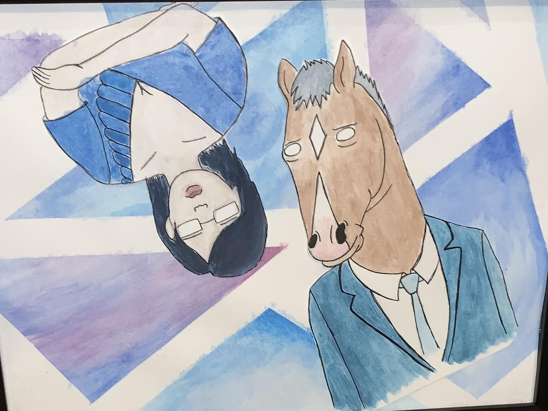 Mr. Blue watercolor | /r/BoJackHorseman | BoJack Horseman | Know Your Meme