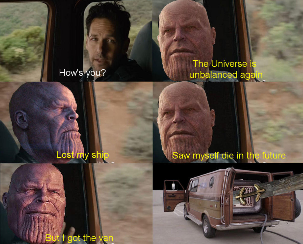 The universe is unbalances | But I Got The Van | Know Your Meme