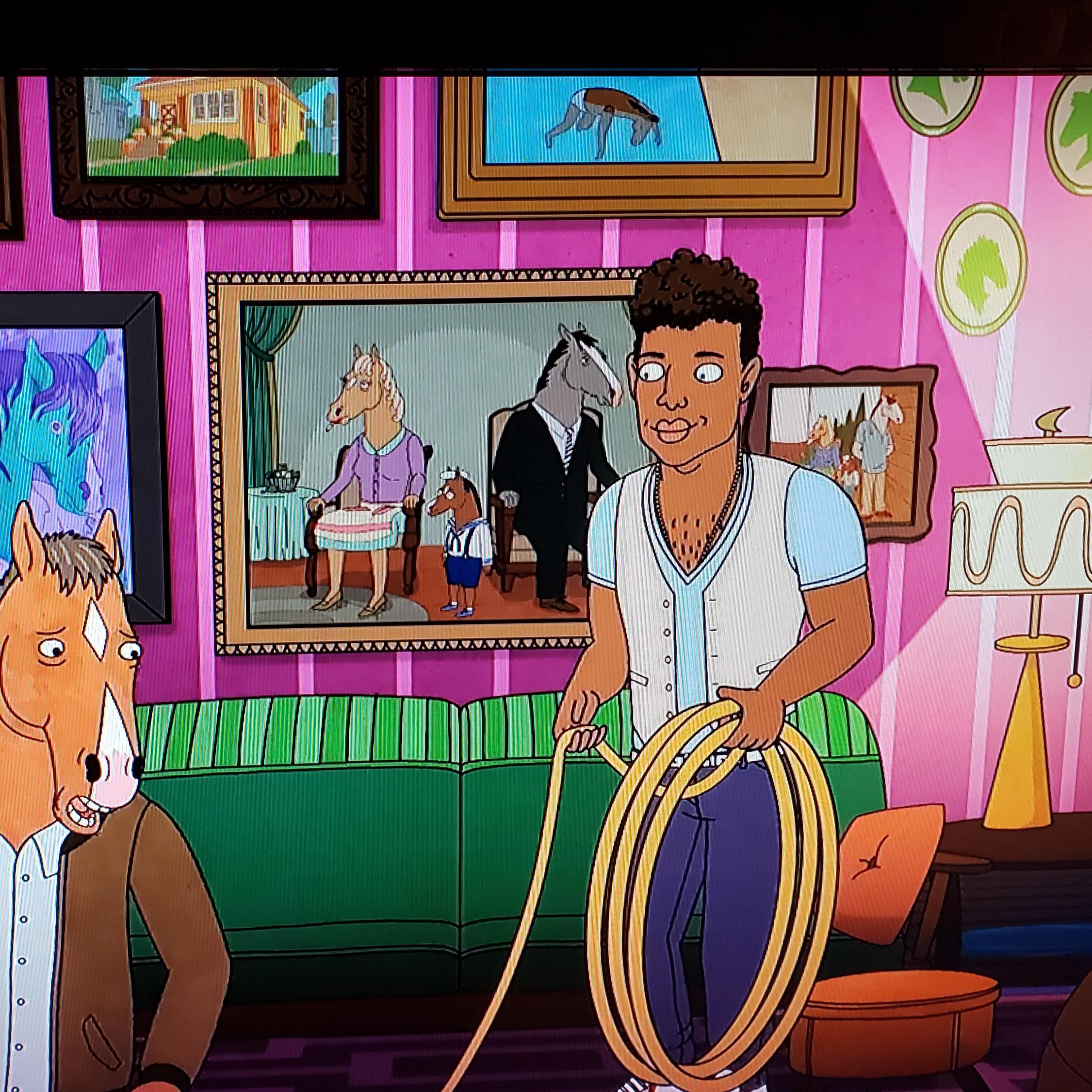 Has anyone pointed this out yet? Bojack's "Portrait of an artist (pool ...