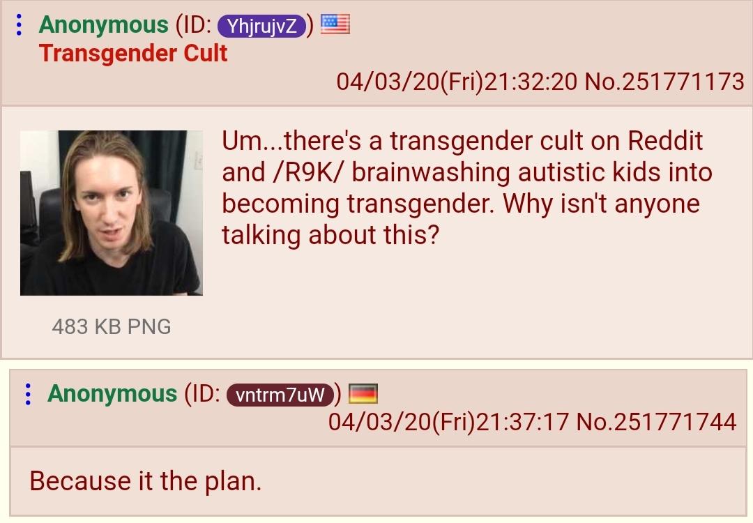 Trans plan | /r/4chan | 4chan | Know Your Meme