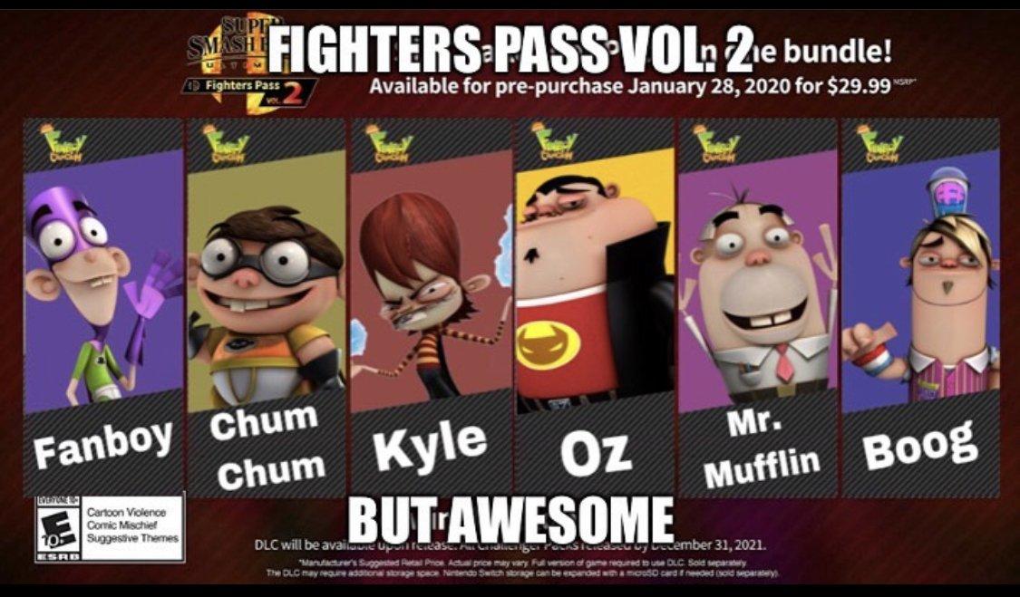 Super Smash Bros. Ultimate but AWESOME [part 2] | Fanboy & Chum Chum ...