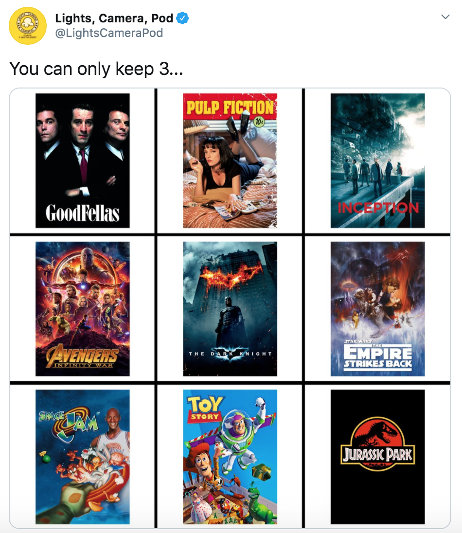 Lights Camera Pod | You Can Only Keep 3 | Know Your Meme