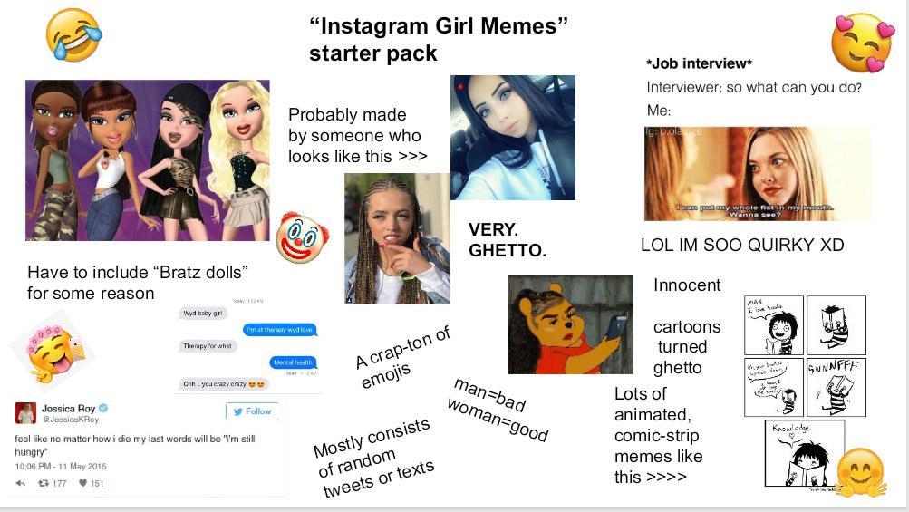 Instagram girl memes starter-pack | /r/starterpacks | Starter Packs ...