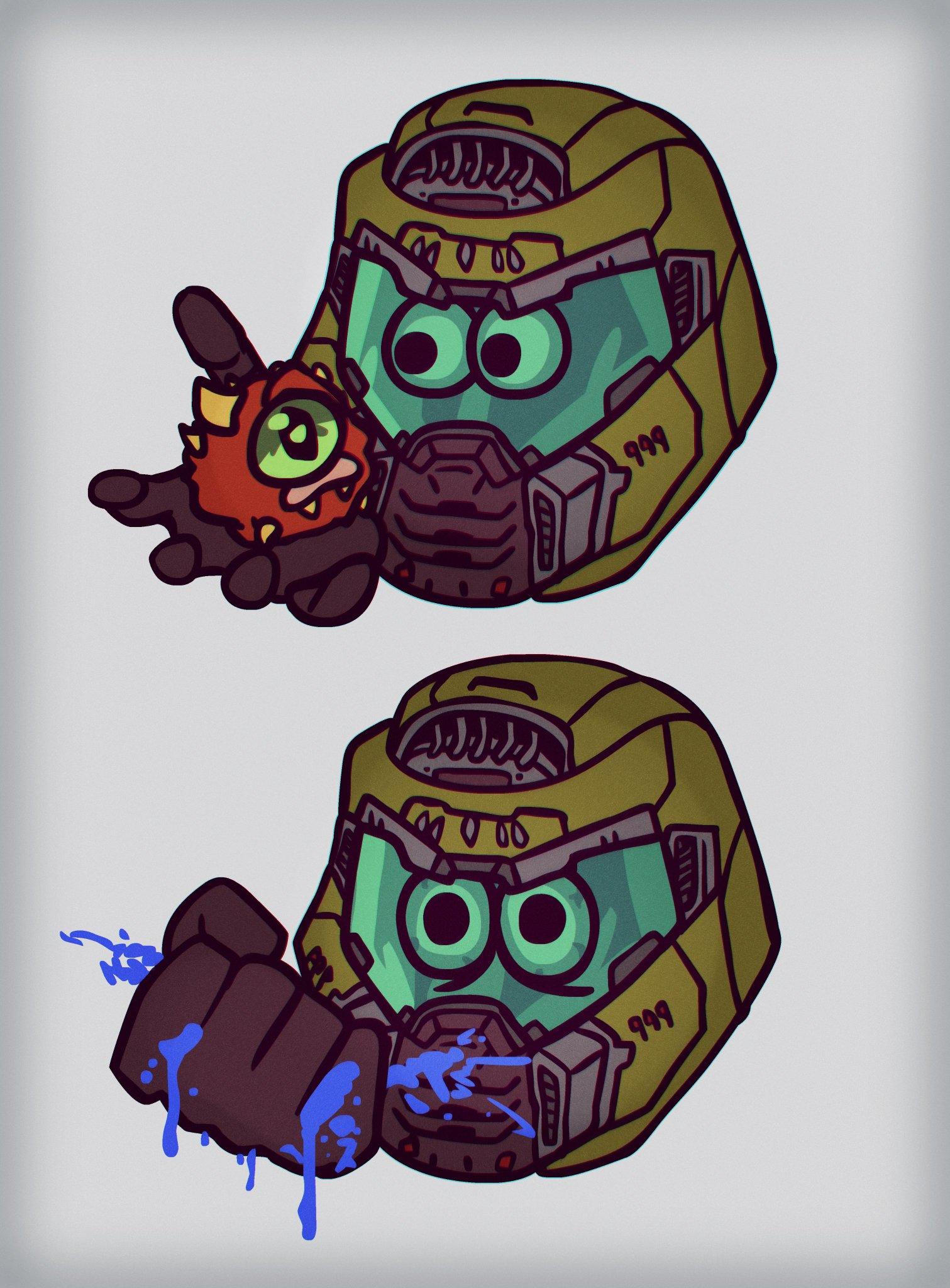 Caption this | Cacodemon | Know Your Meme