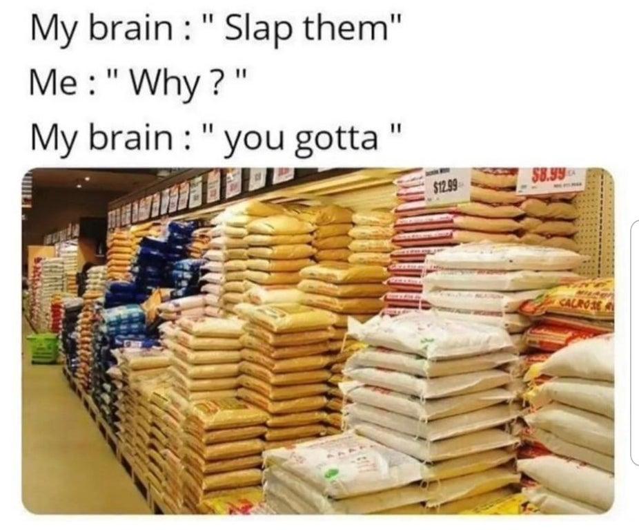 slap them | Slapping Bags of Soil | Know Your Meme