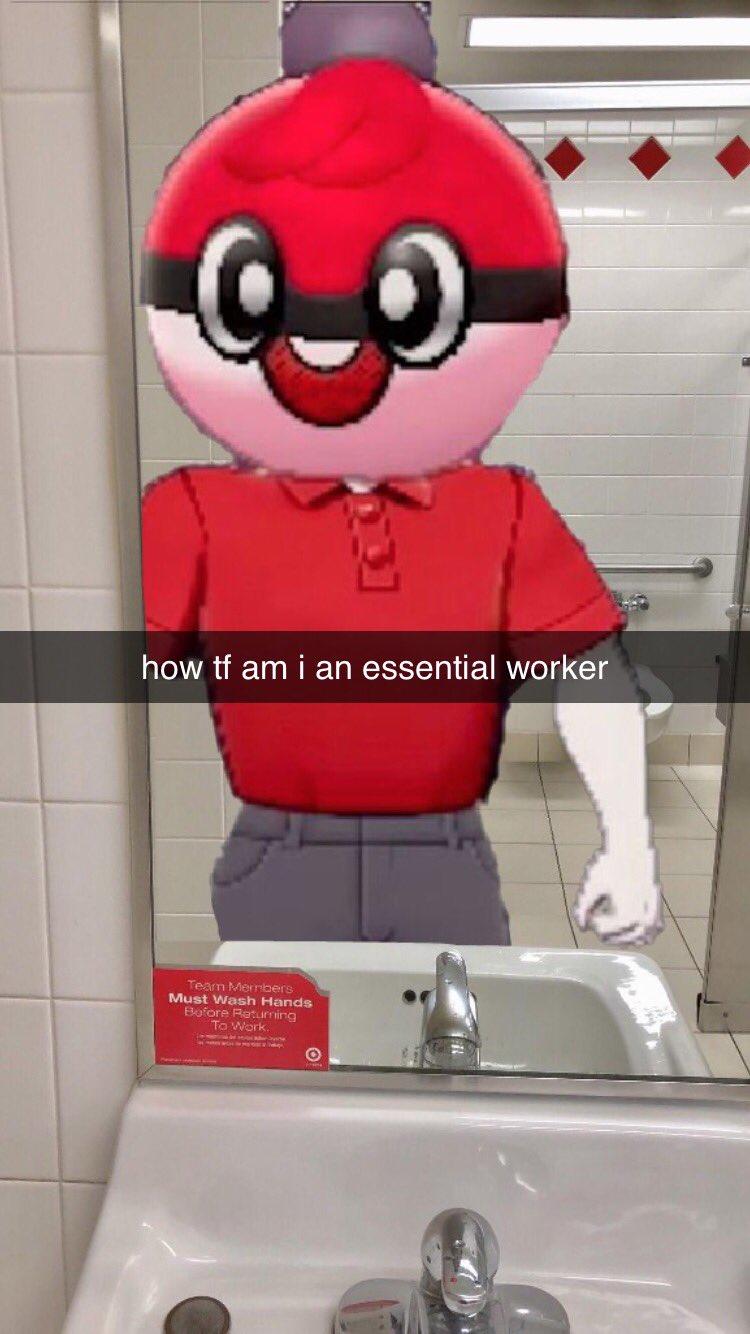 Pokeball Guy | How TF Am I An Essential Worker | Know Your Meme