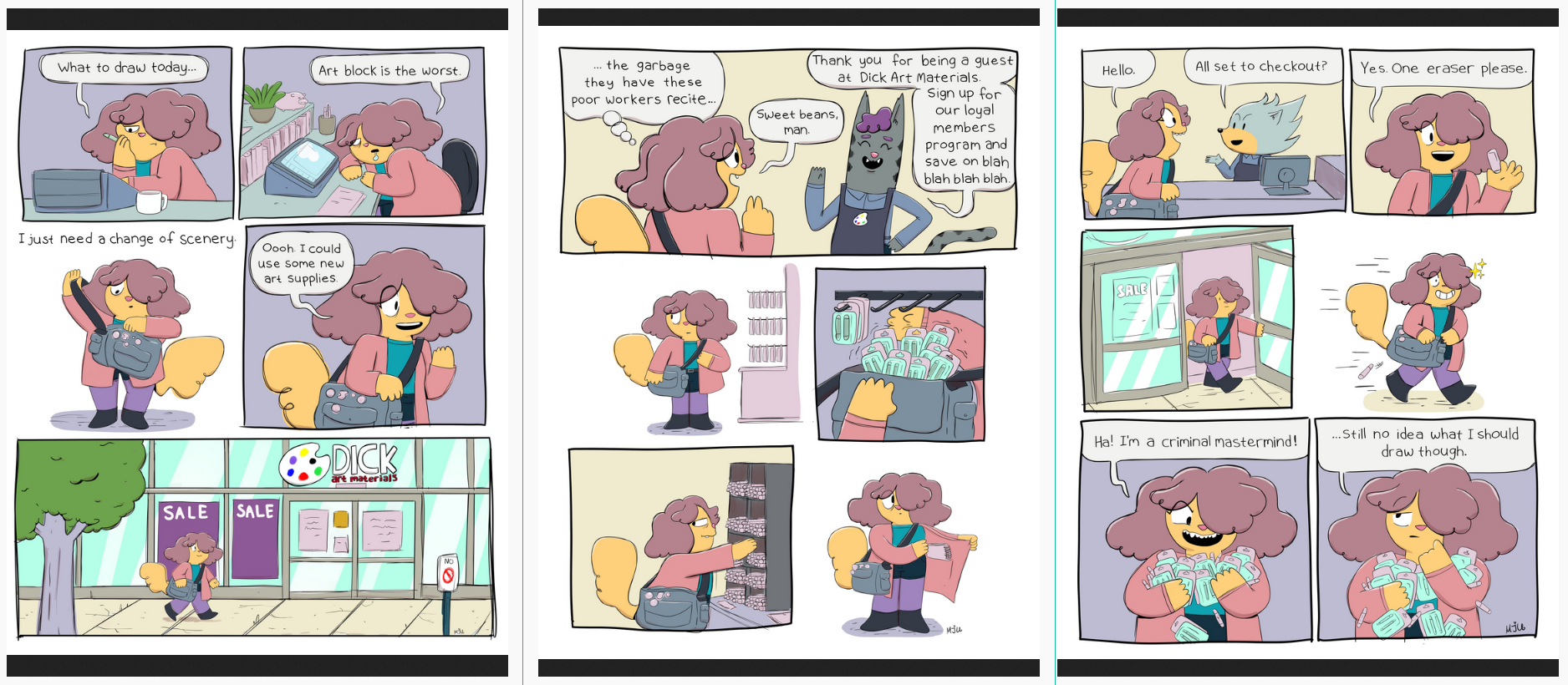 Shoplifting | SweetBeans99 Shoplifting Comic | Know Your Meme