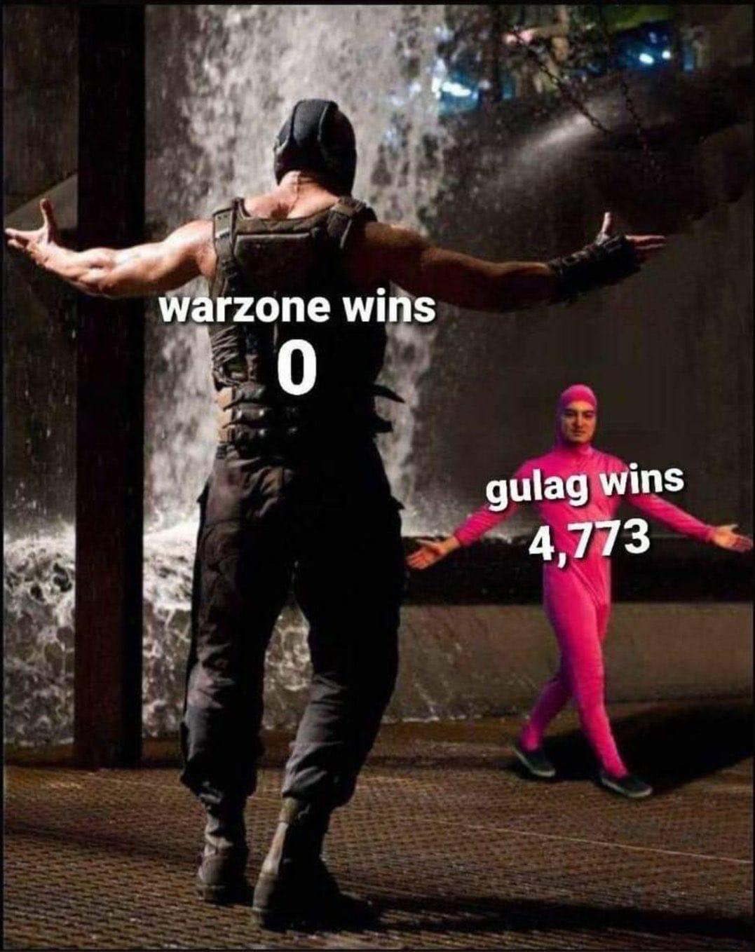 Call Of Duty: Warzone Bane vs Pink Guy Gulag Meme | Gulag (Call of Duty ...