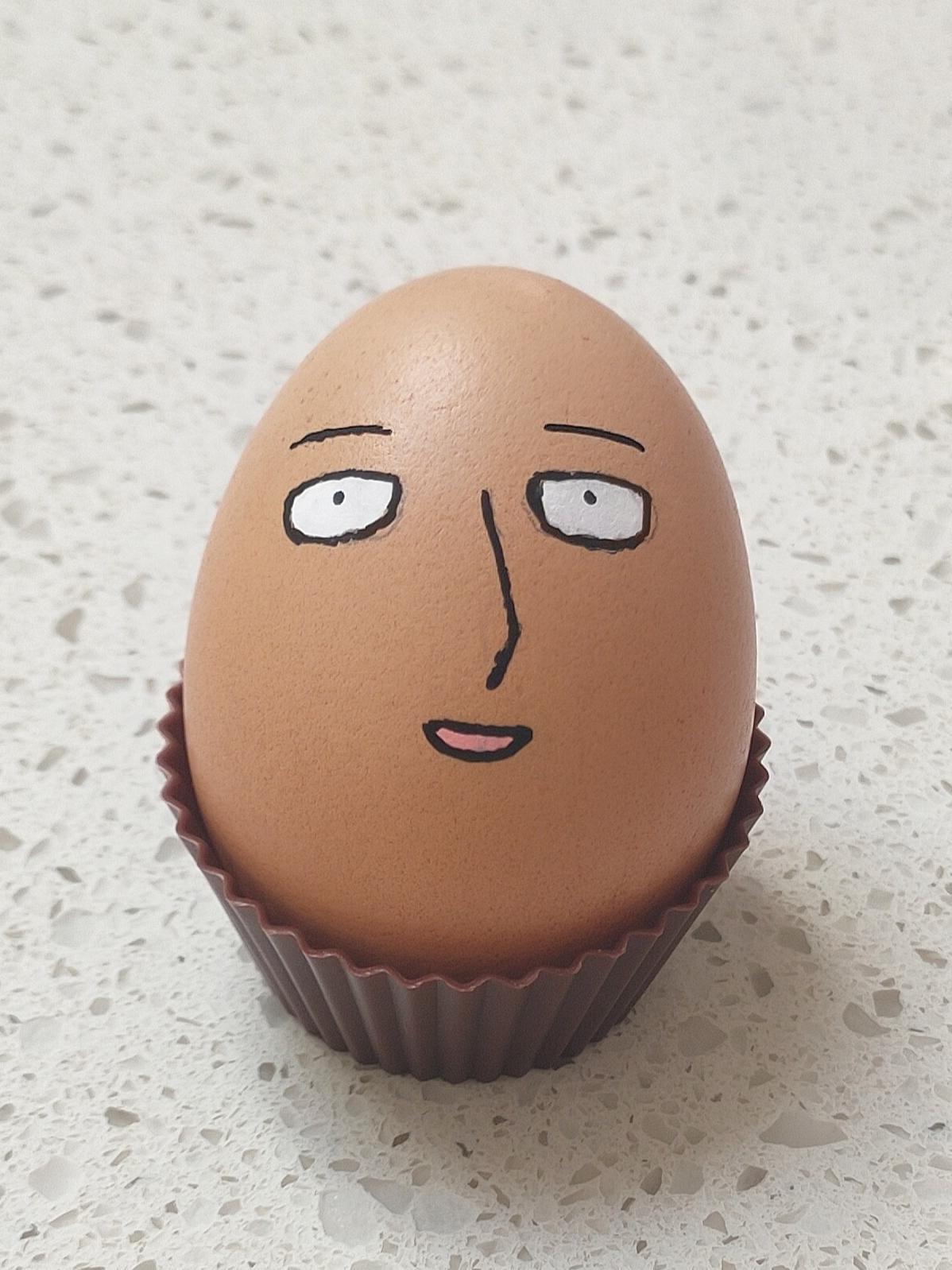 Happy Easter (Egg Saitama by me) | /r/OnePunchMan | One-Punch Man ...