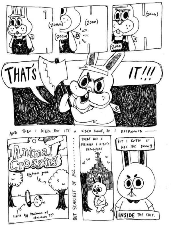 happy bunny day folks, here’s a real nightmare i had about zipper 😰😰 ...