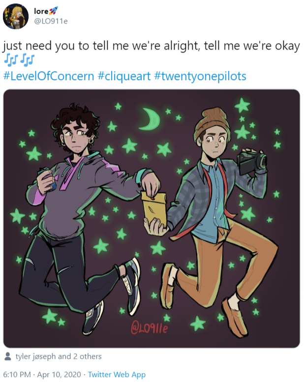 Fan Art | Twenty One Pilots' "Level Of Concern" | Know Your Meme