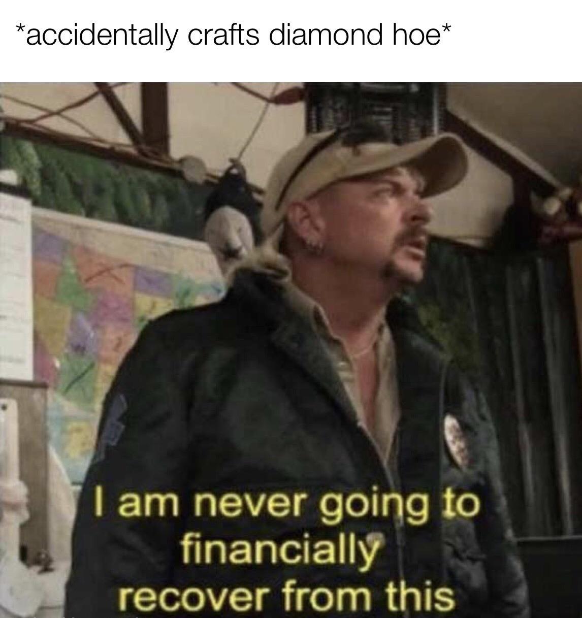 I meant to craft a pickaxe. damn it. | /r/MinecraftMemes | Minecraft ...