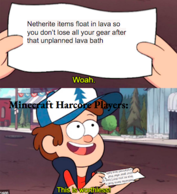 Nether Update be Like: | /r/MinecraftMemes | Minecraft | Know Your Meme