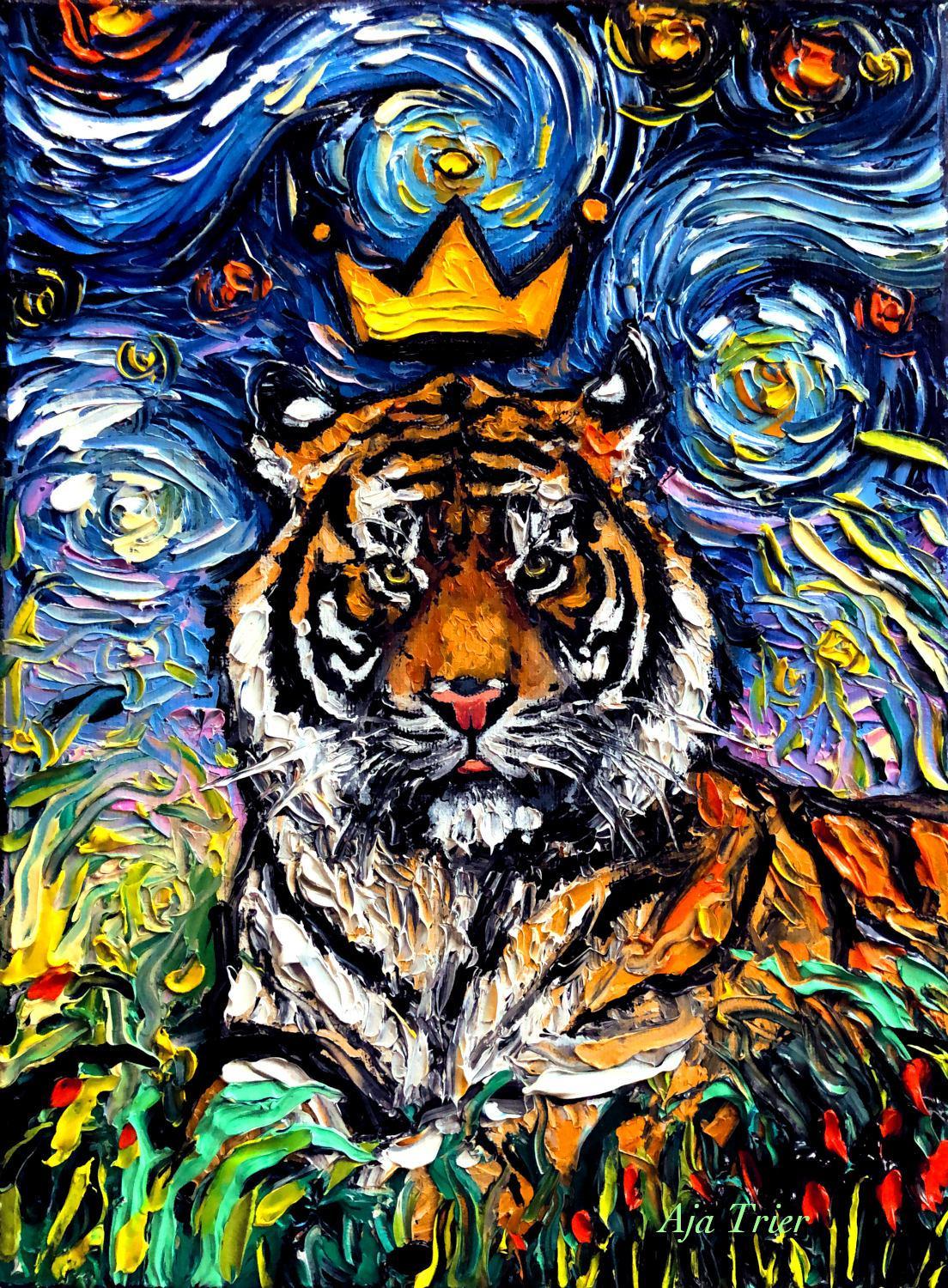 My oil painting of the real Tiger King. | /r/TigerKing | Tiger King ...