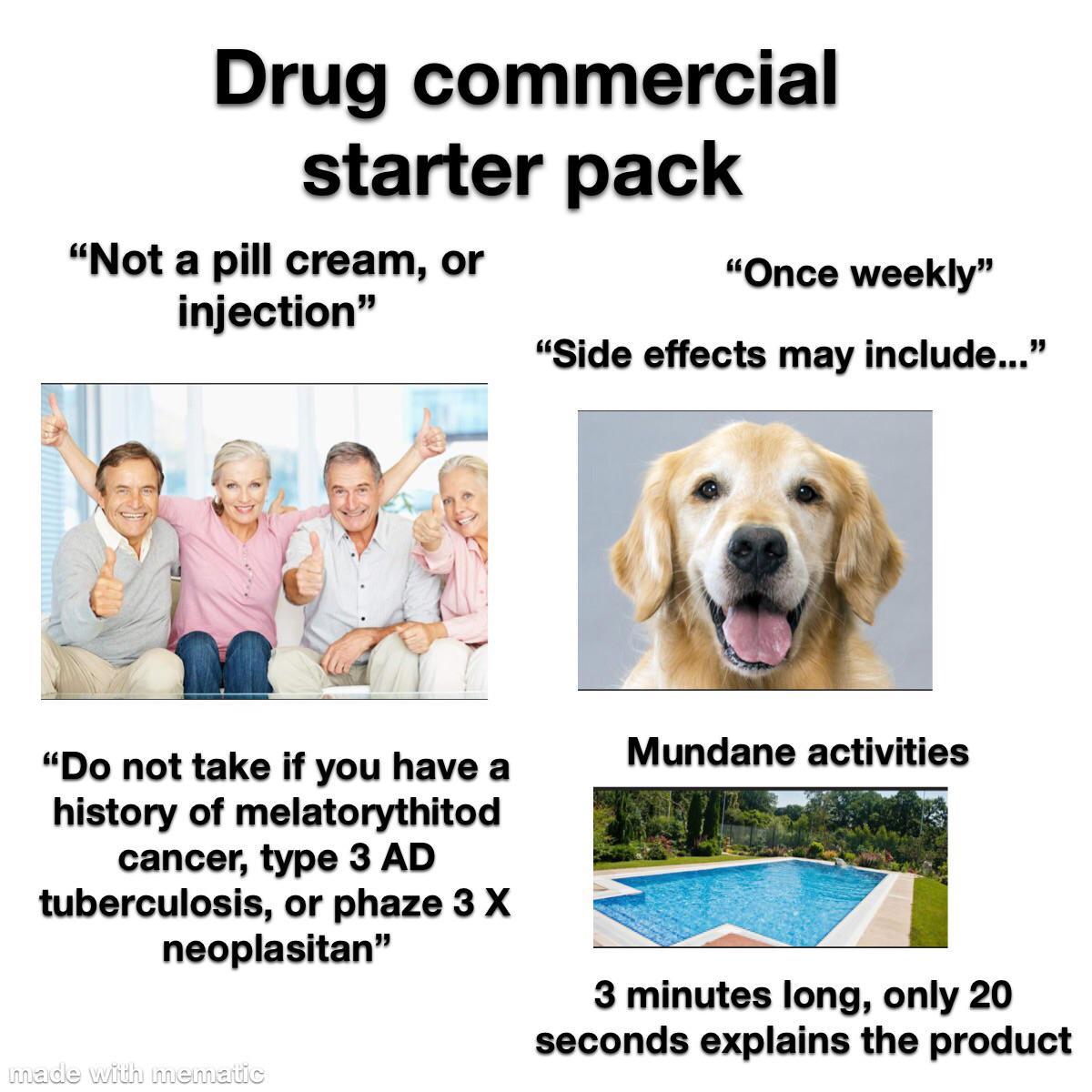 Drug add starter pack | /r/starterpacks | Starter Packs | Know Your Meme