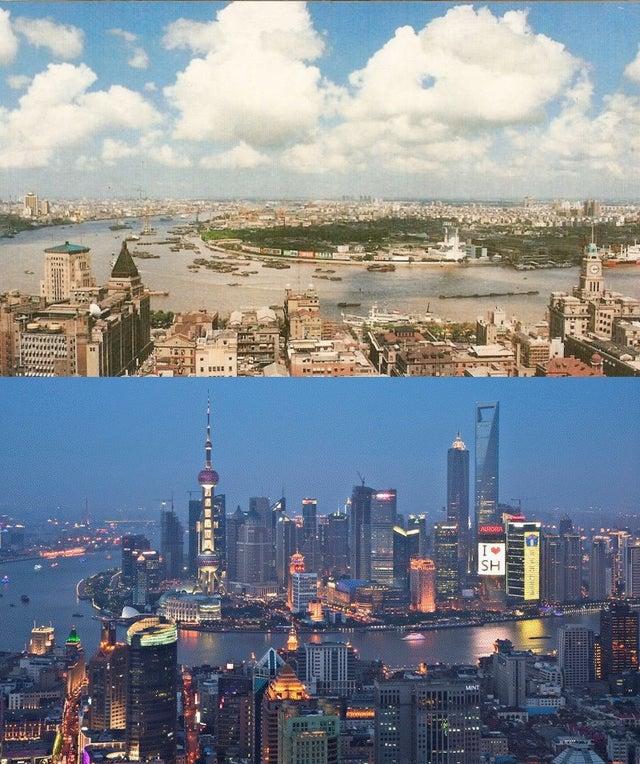 shanghai, china 1990-2010 | Know Your Meme