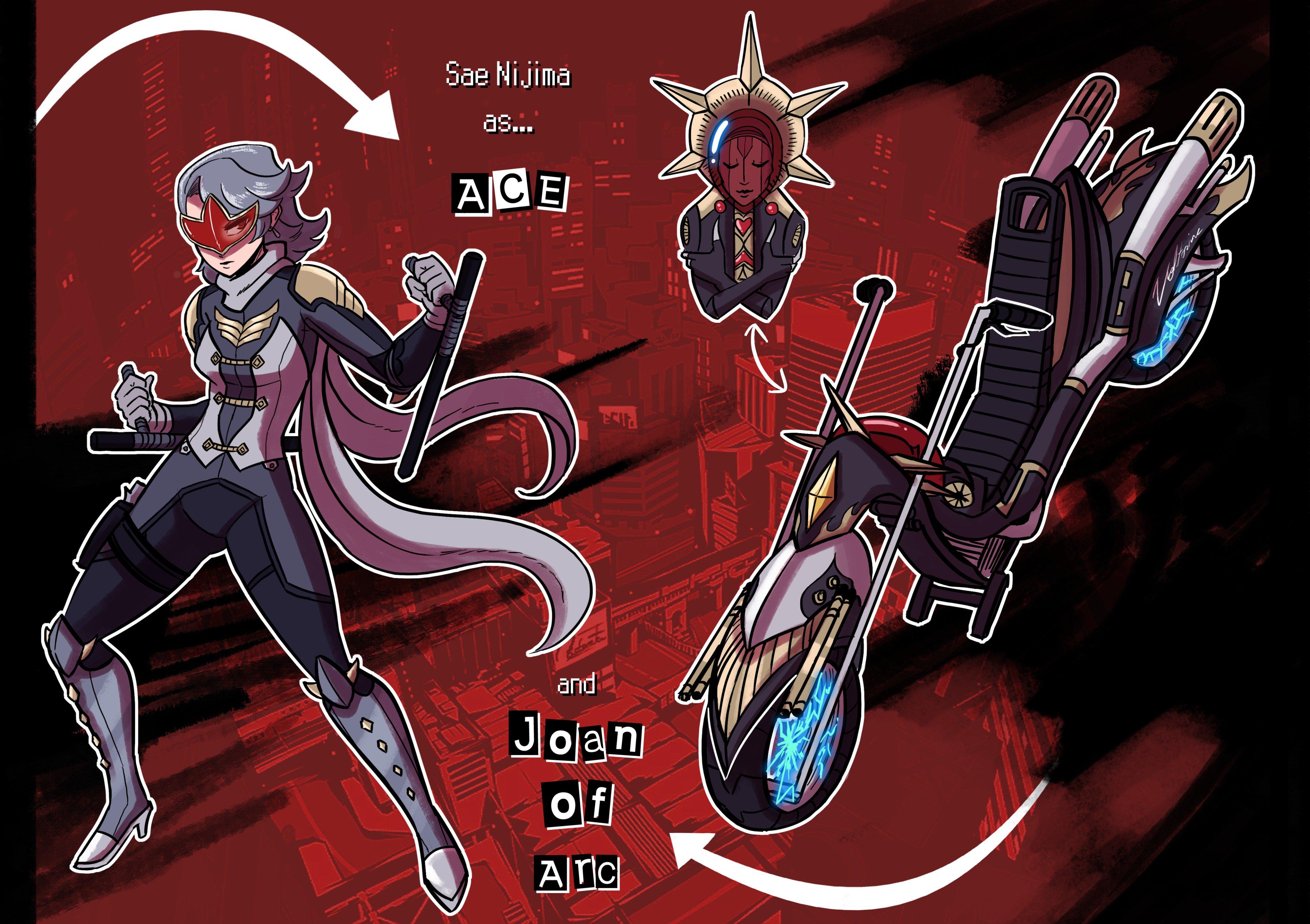 Ace And Joan Of Arc Megami Tensei Persona Know Your Meme