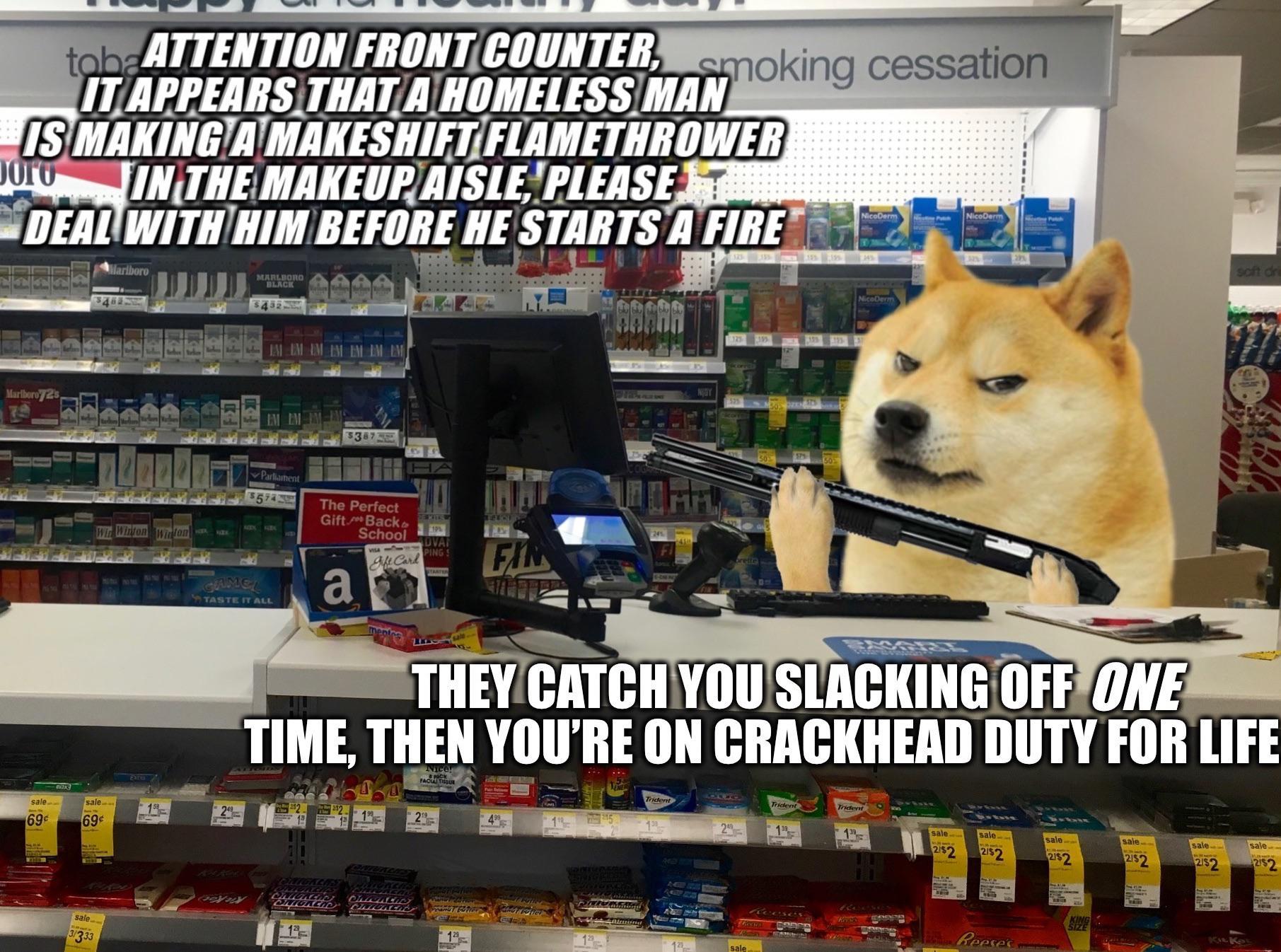 Le retail work has arrived | /r/dogelore | Ironic Doge Memes | Know ...