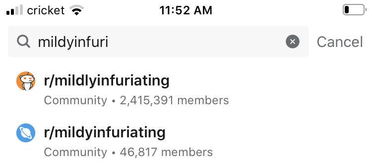 This fake mildy infuriating subreddit | /r/MildlyInfuriating | Mildly ...