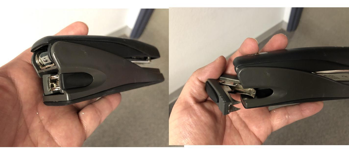 Stapler with a staple remover that can tuck in the back | /r ...