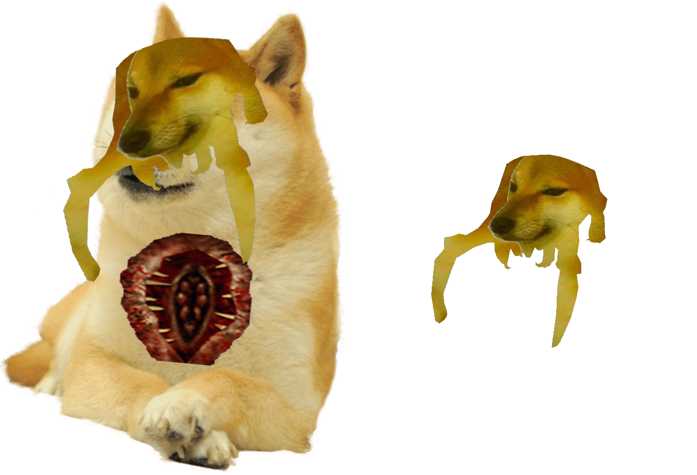 Badly made HL Zombie and Cheemscrab template | /r/dogelore | Ironic ...