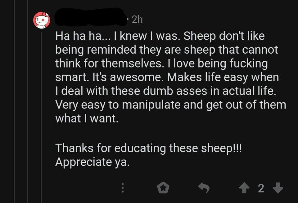 educating the sheep | Know Your Meme