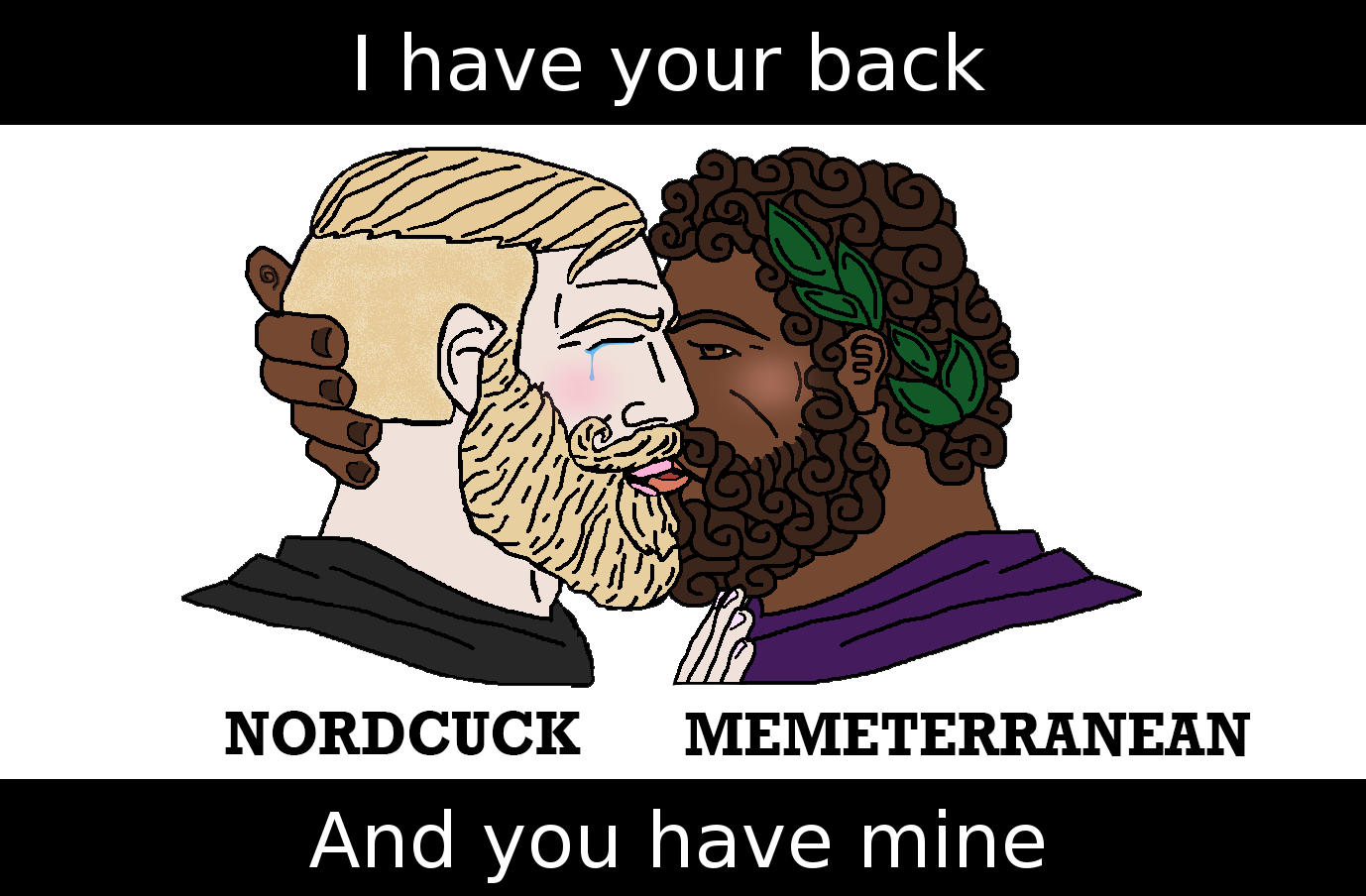 NORDCUCK / MEMETERRANEAN ( kiss ) | Nordic / Mediterranean | Know Your Meme