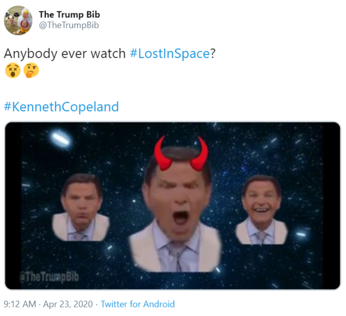 Lost In Space | Kenneth Copeland's "Wind of God" | Know Your Meme