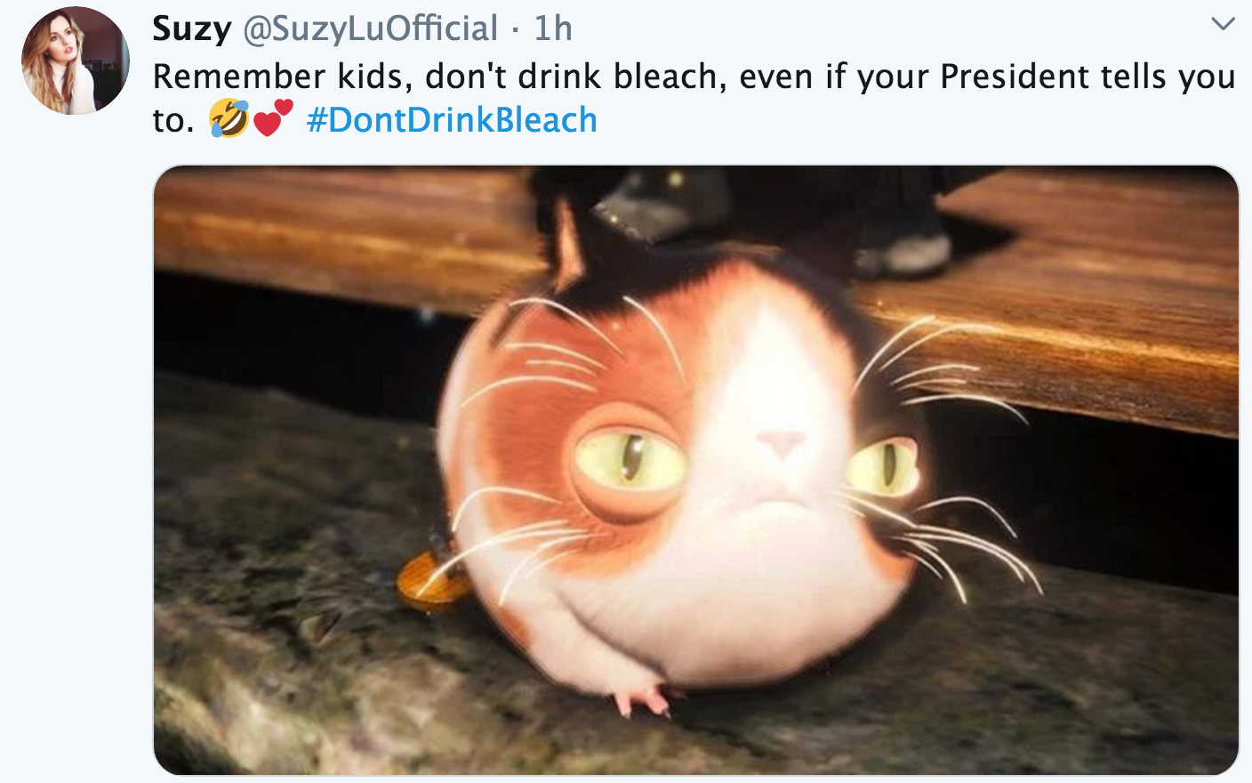 Lucy Teale telling her simps to drink bleach | Suzy Lu | Know Your Meme