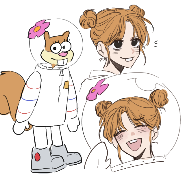 Sandy Cheeks! | Gijinka / Moe Anthropomorphism | Know Your Meme